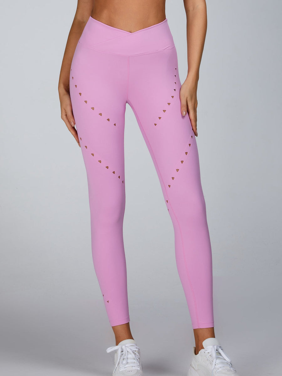 ZASUWA Female Cutout V Shape Waist Leggings – ZASUWASWIMWEAR